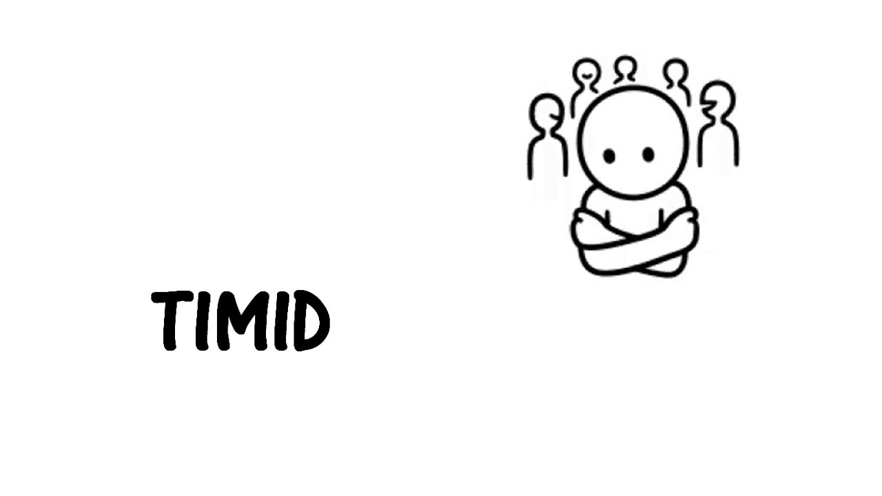 Learn a word - Meaning of TIMID - YouTube