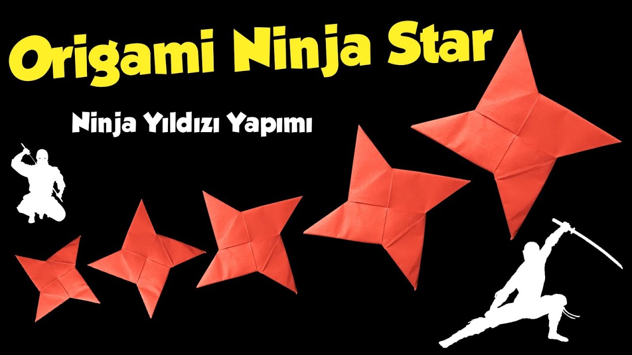Paper Ninja Star (Shuriken) Origami | How to Make ? / Kağıt Ninja ...
