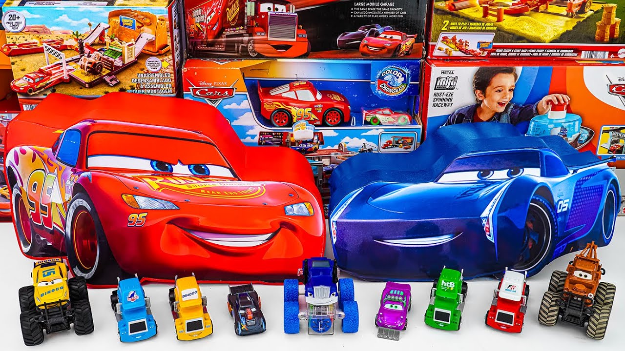 Disney Pixar Cars Unboxing Review| Mystery Lightning McQueen Box ...