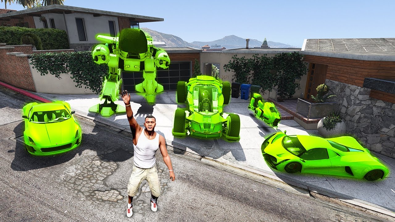 Franklin Collecting SECRET ALIEN CARS In GTA 5 - YouTube