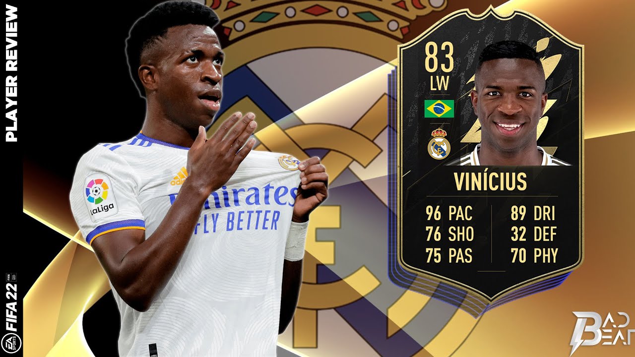 (83) INFORM VINICIUS JUNIOR PLAYER REVIEW - FIFA 22 ULTIMATE TEAM ...