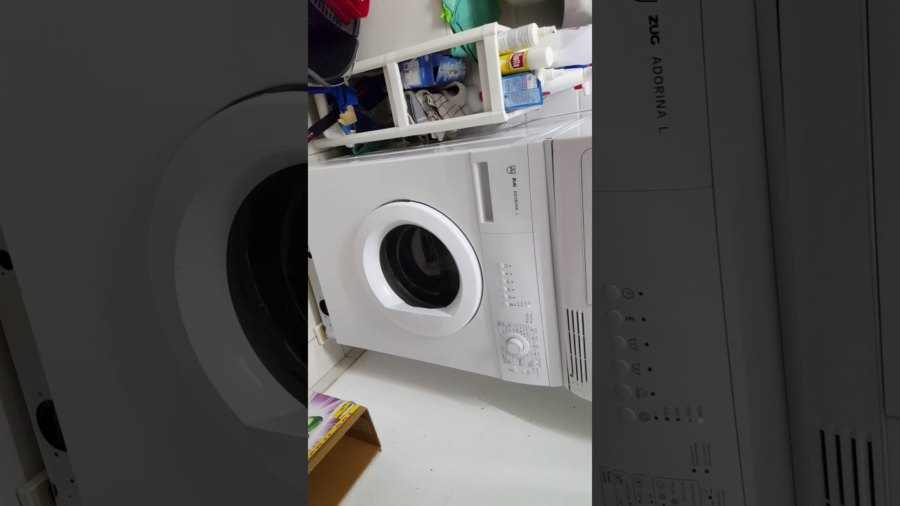 Zug washing machine with rough sound - YouTube