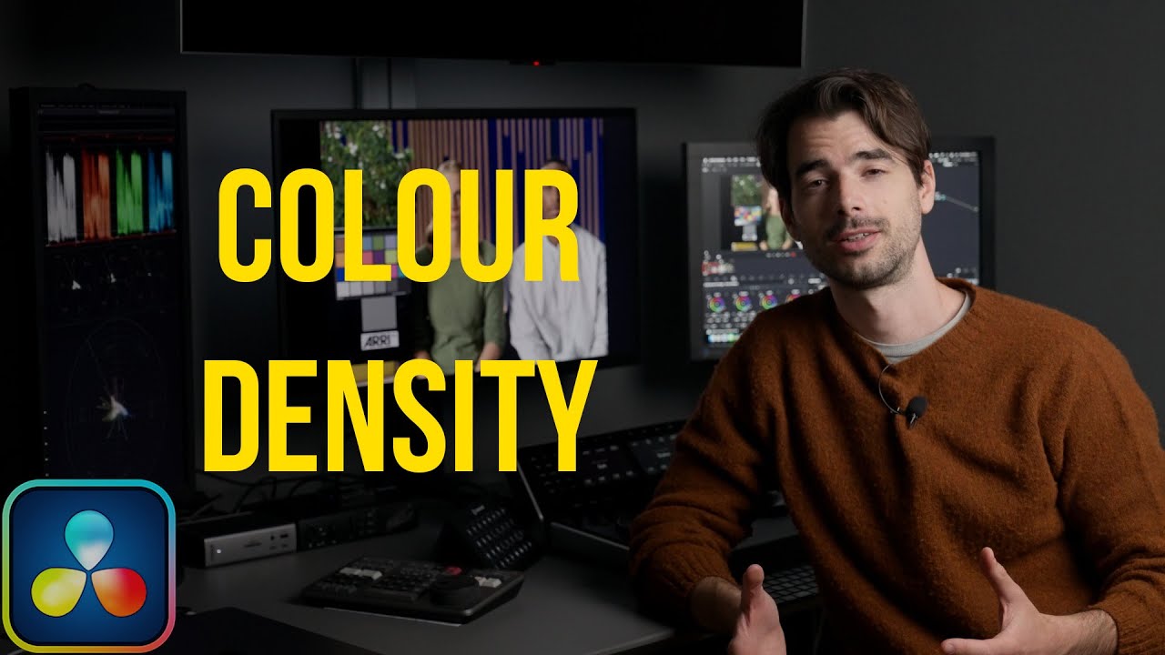 COLOUR DENSITY: 3 ways to control it in DaVinci Resolve - YouTube