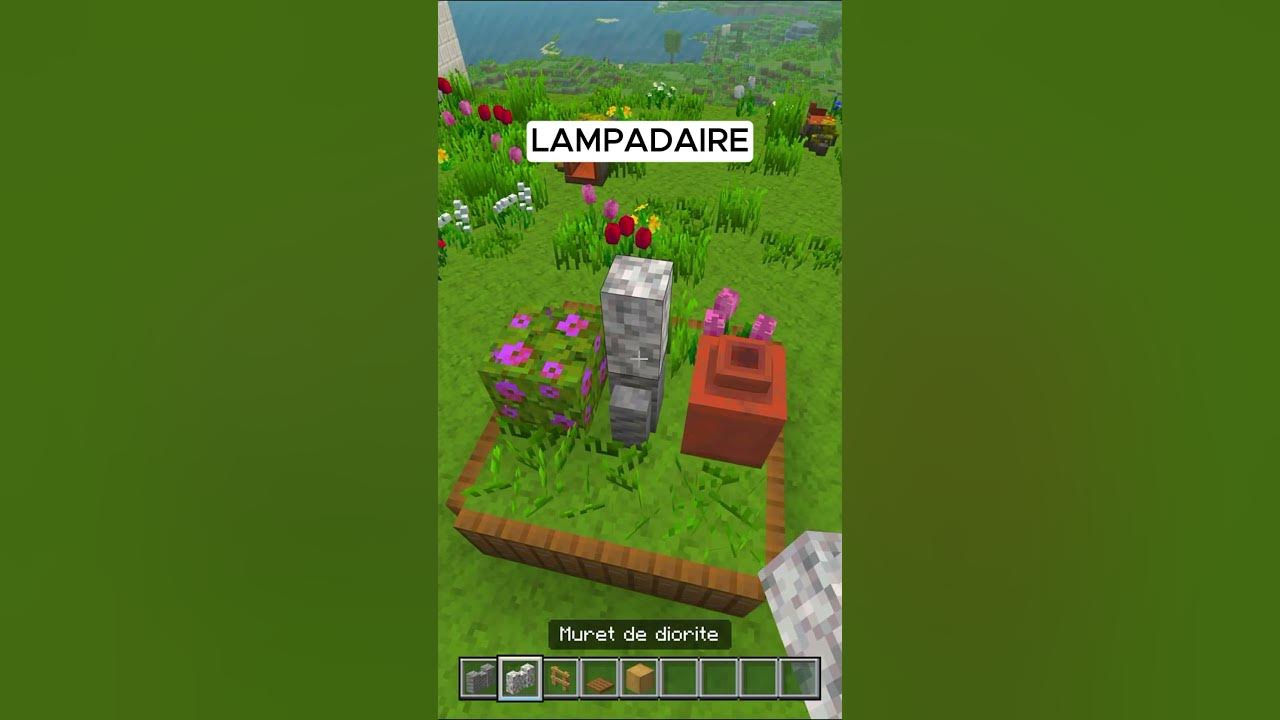BUILD | LAMPADAIRE dans Minecraft ! #minecraft #minecraftbuilding # ...