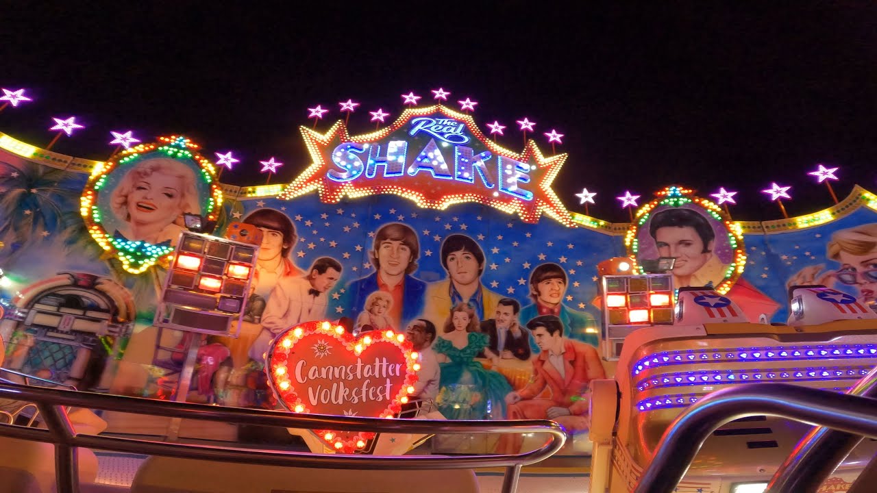 The Real Shake (Freiwald) Night Time On Ride Cannstatter Volksfest ...