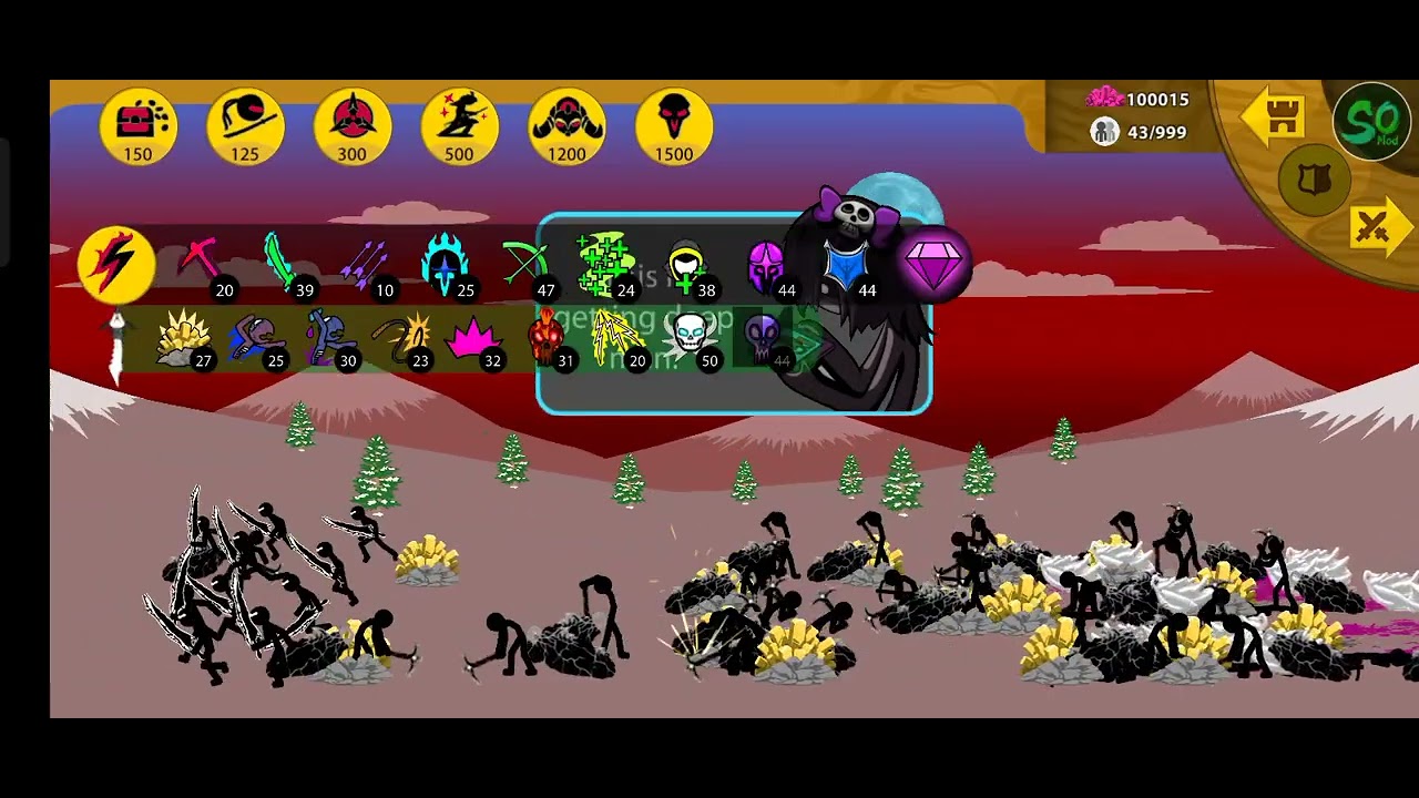stick war legacy mod [ giga giant vs tournoment ]9999x giant] - YouTube