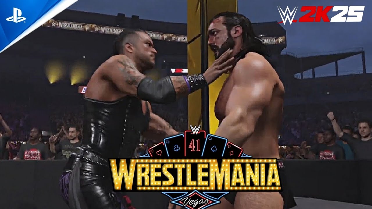 WWE 2K25 PS5 Gameplay | Damian Priest vs. Drew Mclntyre - Falls Count ...