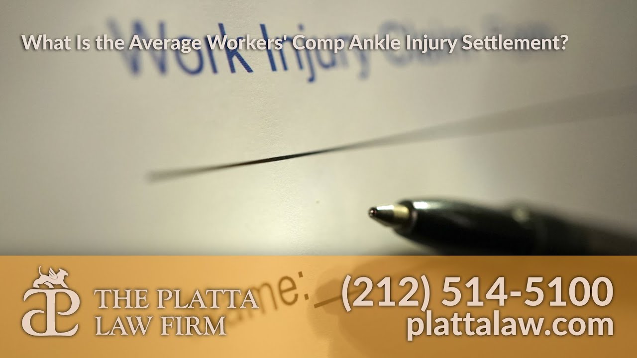What Is the Average Workers' Comp Ankle Injury Settlement? - YouTube