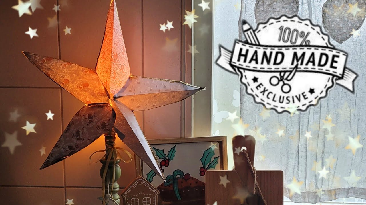 Christmas DIY Kerst ster lamp - YouTube