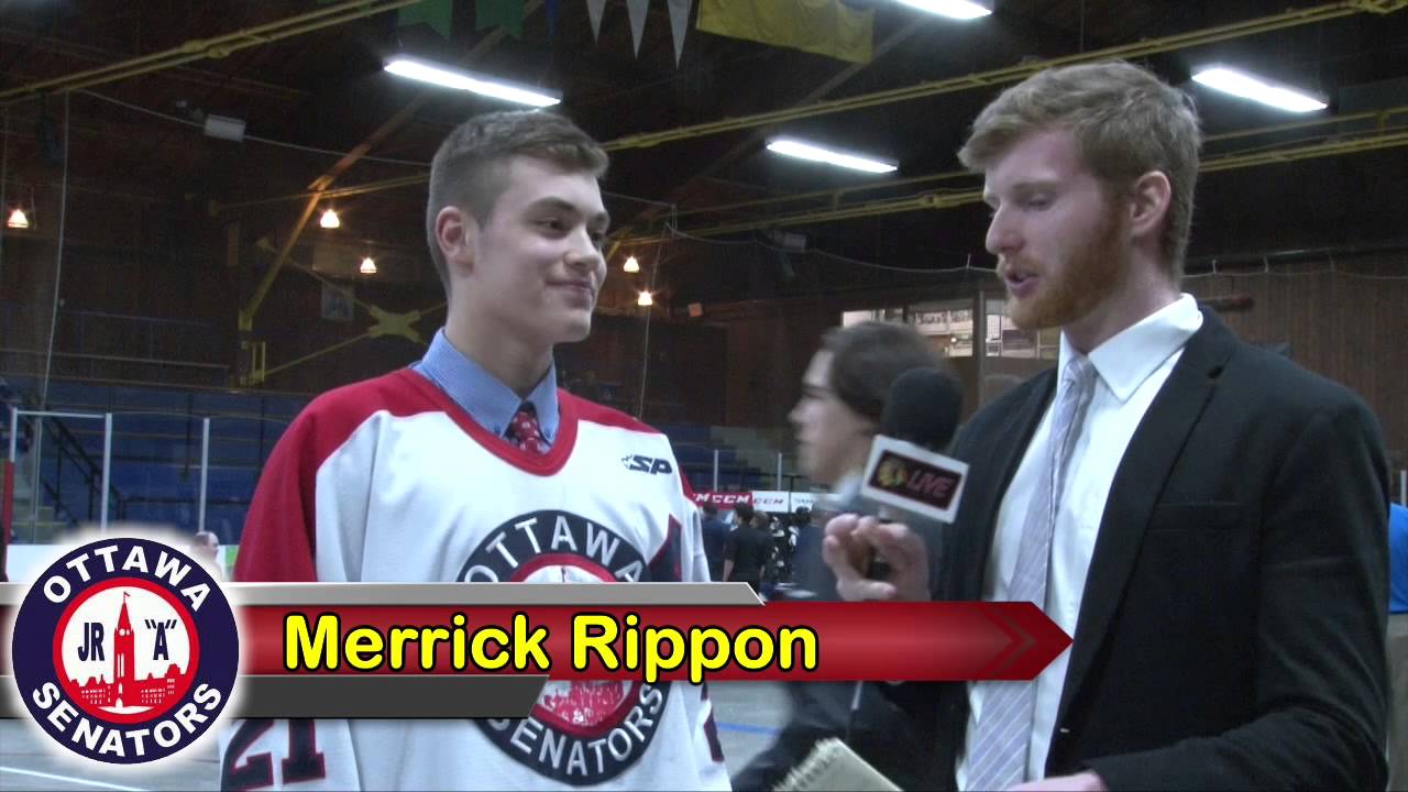 CCHL Draft 2015 - Merrick Rippon - YouTube