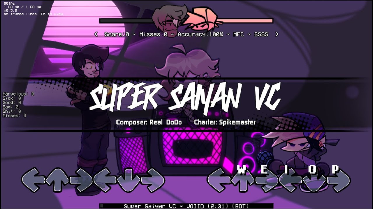 FNF - Super Saiyan VC - Voiid Chart - New Collection V0.2 - Read ...