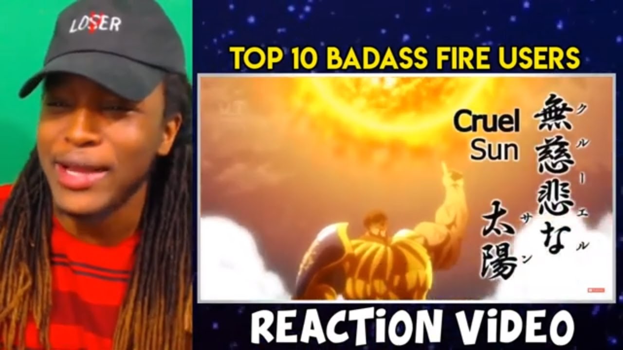 Top 10 Badass Anime Fire Users | REACTION/REVIEW - YouTube