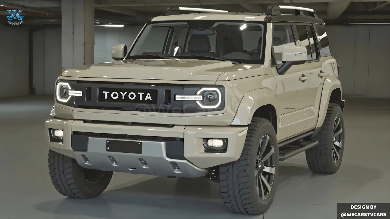 A New 2026 Toyota Land Cruiser Mini FJ Unveiled - Retro-Inspired ...
