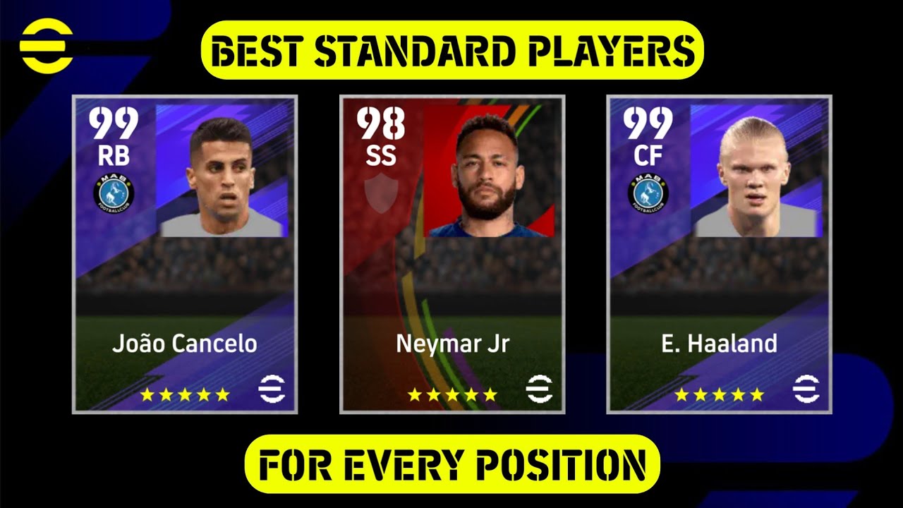 Best Standard Players For Every Position In eFootball 2024 Mobile ...