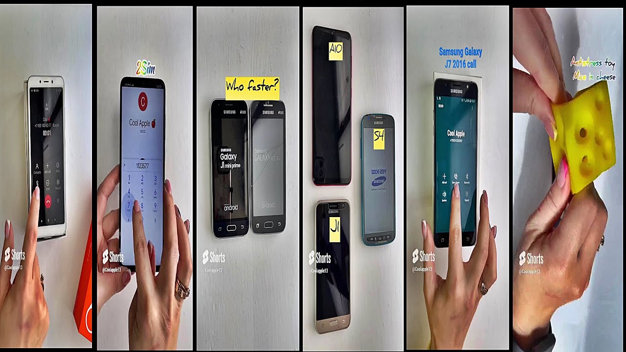 Short video mix / Various phones / incoming calls & boot animations ...