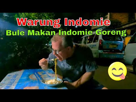 American Eats Indomie Goreng at Warung Indomie - Jakarta
