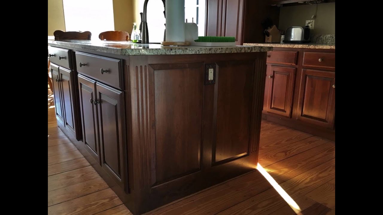 Custom Painted Kitchen Cabinets - YouTube