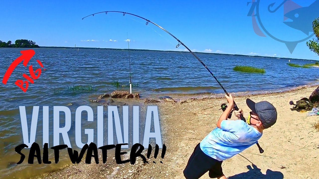 Fishing Virginia's SALTWATER!! (GREAT Land Based SPOTS!!) - Saltwater ...
