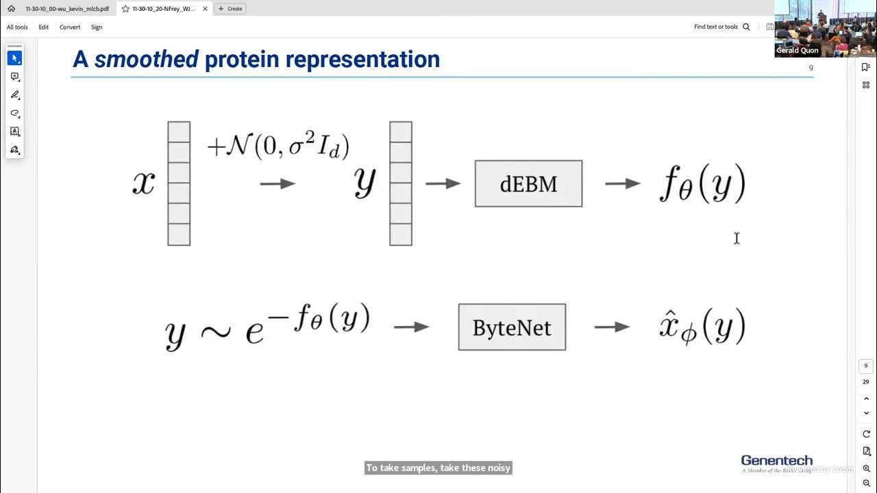 Nathan Frey - Protein Discovery with Discrete Walk Jump Sampling - YouTube