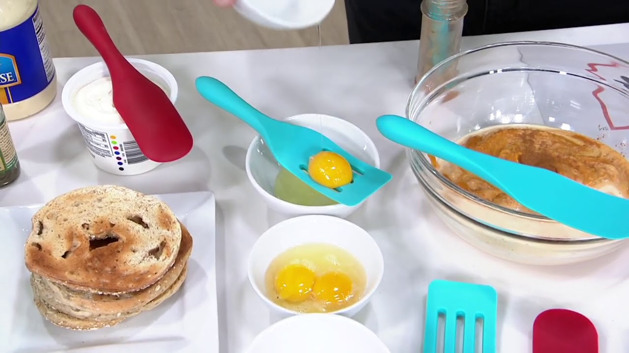 Mad Hungry 9-Piece Mini Silicone Spurtles with Gift Boxes on QVC - YouTube