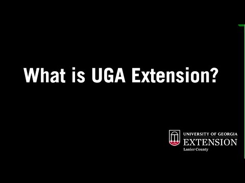 What is UGA Extension? - YouTube