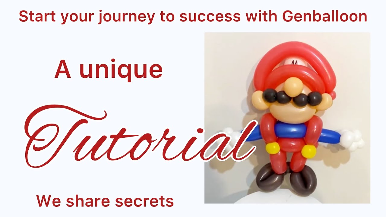 Balloon Super Mario. How to make. Tutorial - YouTube