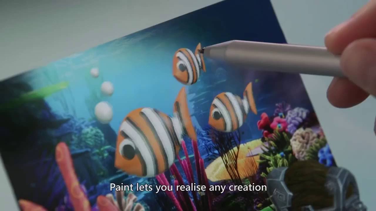 Microsoft Paint Preview llega para editar imágenes en 3D - YouTube