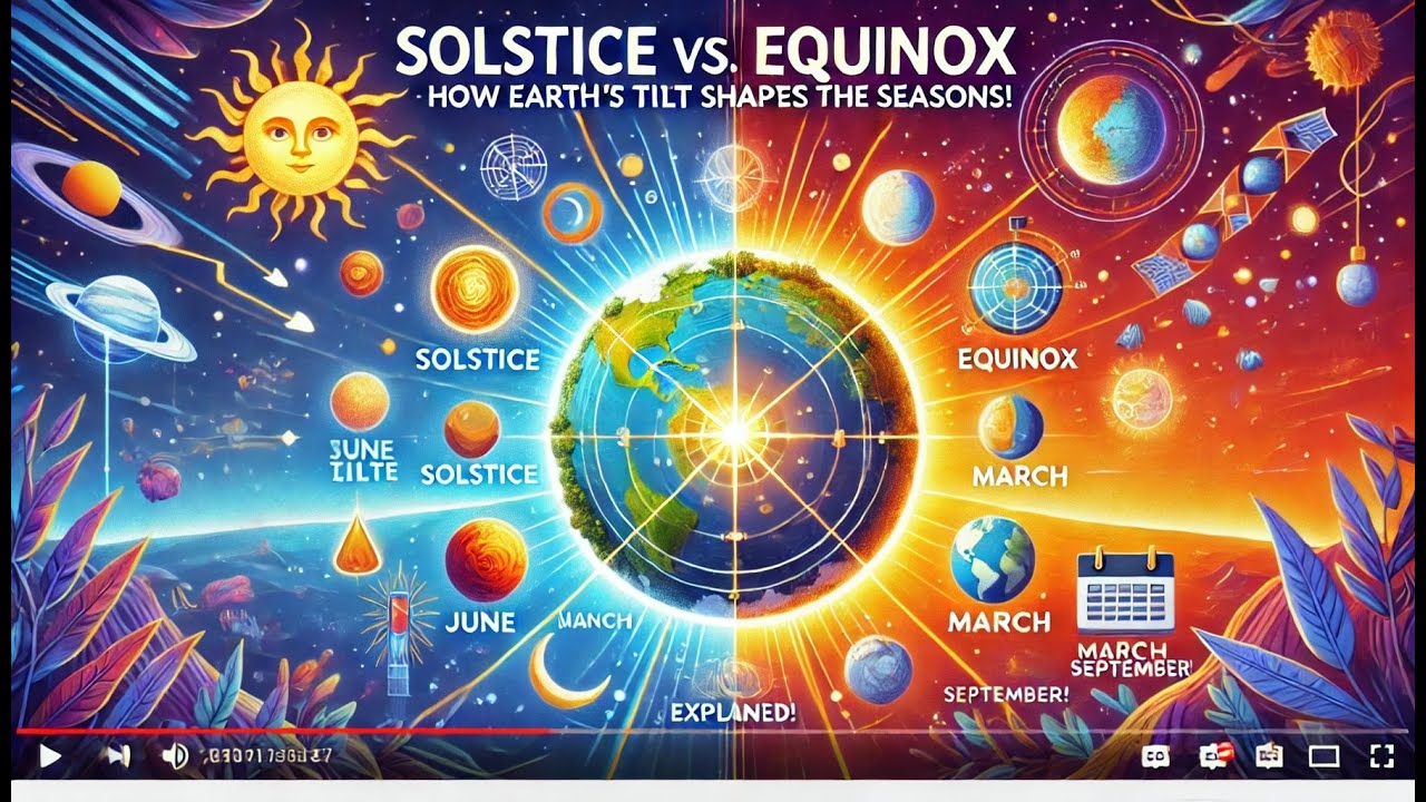 Solstice vs. Equinox Explained: How Earth's Tilt Shapes the Seasons! # ...
