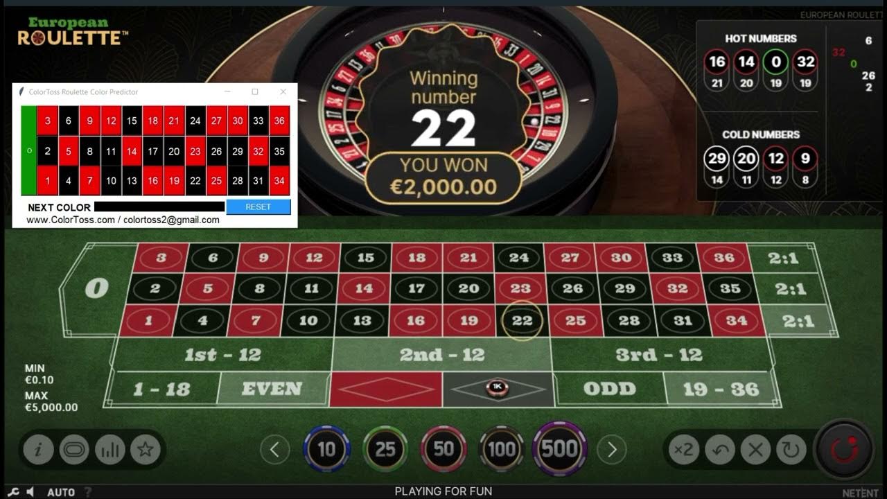 ROULETTE COLOR PREDICTOR | ROULETTE RED BLACK PREDICTOR | COLORTOSS ...