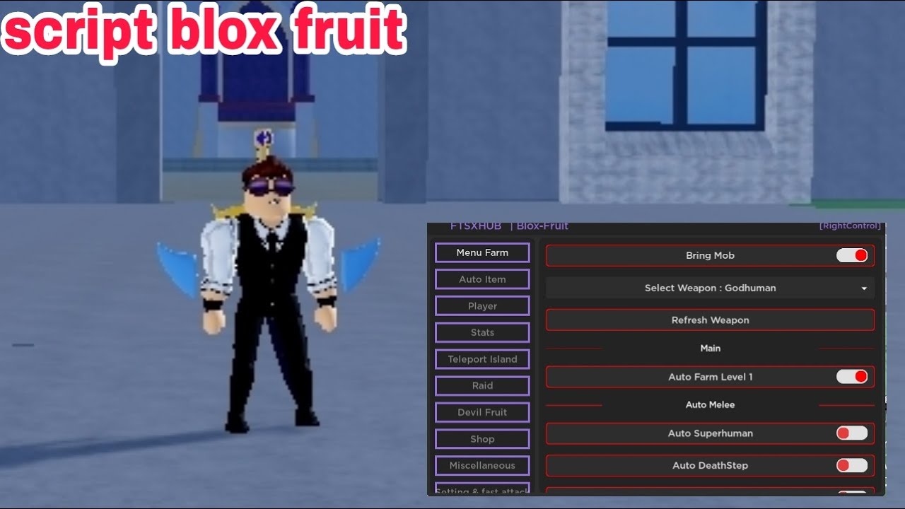 Blox fruit fluxus V19 script blox fruit trên mobile và pc phú Roblox ...