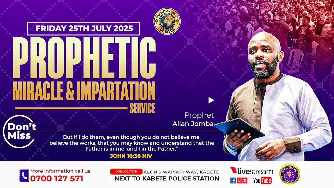 PROPHETIC MIRACLE SERVICE || 25.07.2025 - YouTube
