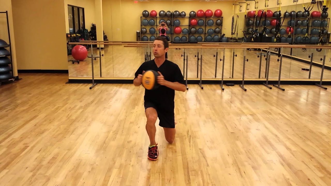 Walking Lunge and Twist - YouTube