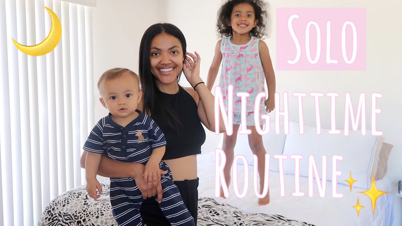 ROUTINE OF A MOM 2020 | BEDTIME ROUTINE WITH TWO KIDS | SOLO MOMMY ...