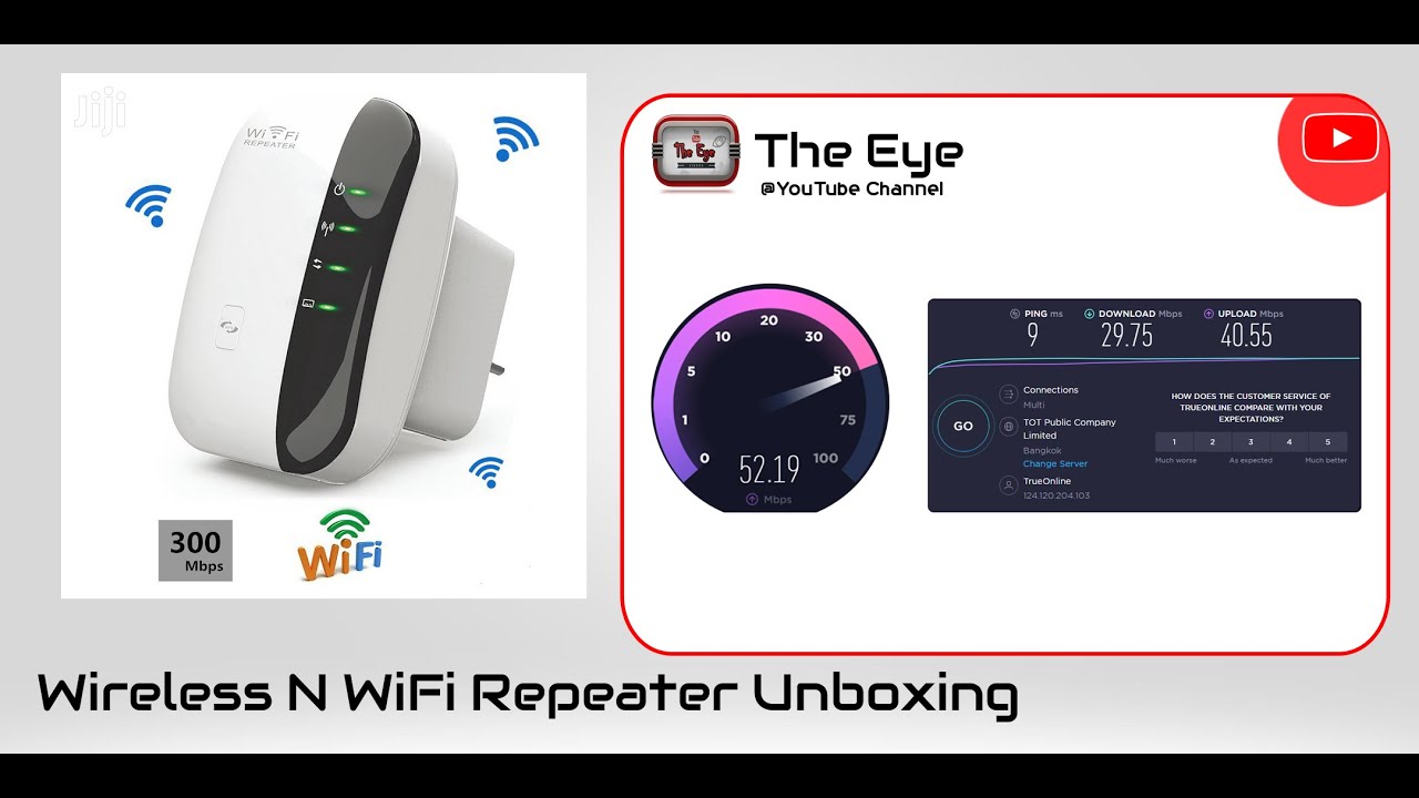 Wireless N WiFi Repeater Unboxing - YouTube