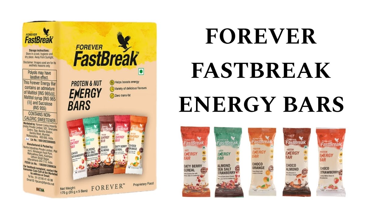 Forever FastBreak Energy Bars के जबरदस्त फायदे | Protein Supplement ...