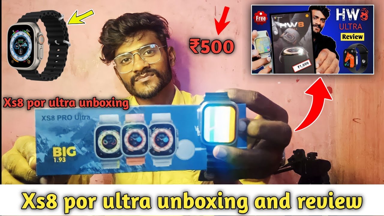 Xs8 por ultra unboxing and review | apple watch ultra ⌚ | smartwatch ...
