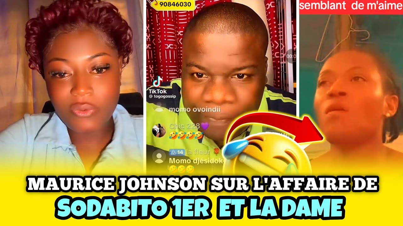MAURICE JOHNSON EN LIVE AVEC LA DAME SUR L'AFFAIRE DE SODABITO 1ER ...
