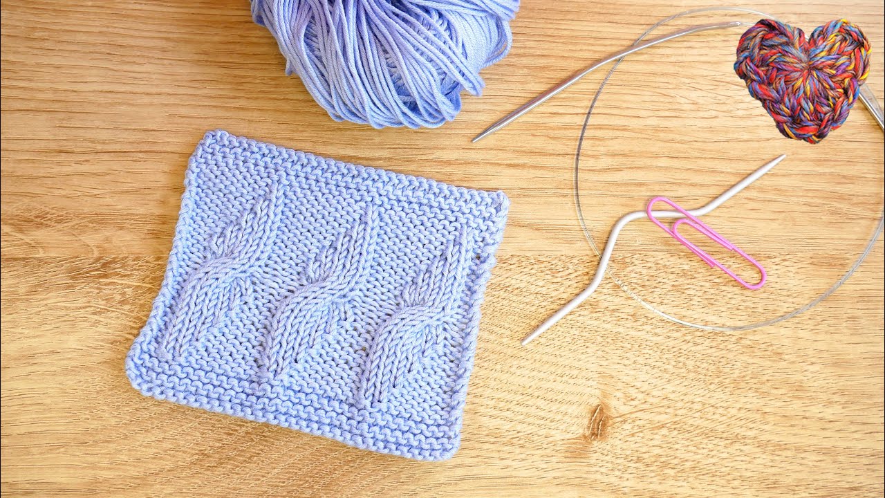 Zopfmuster Stricken für Anfänger - Strickschrift lesen - Einfaches ...