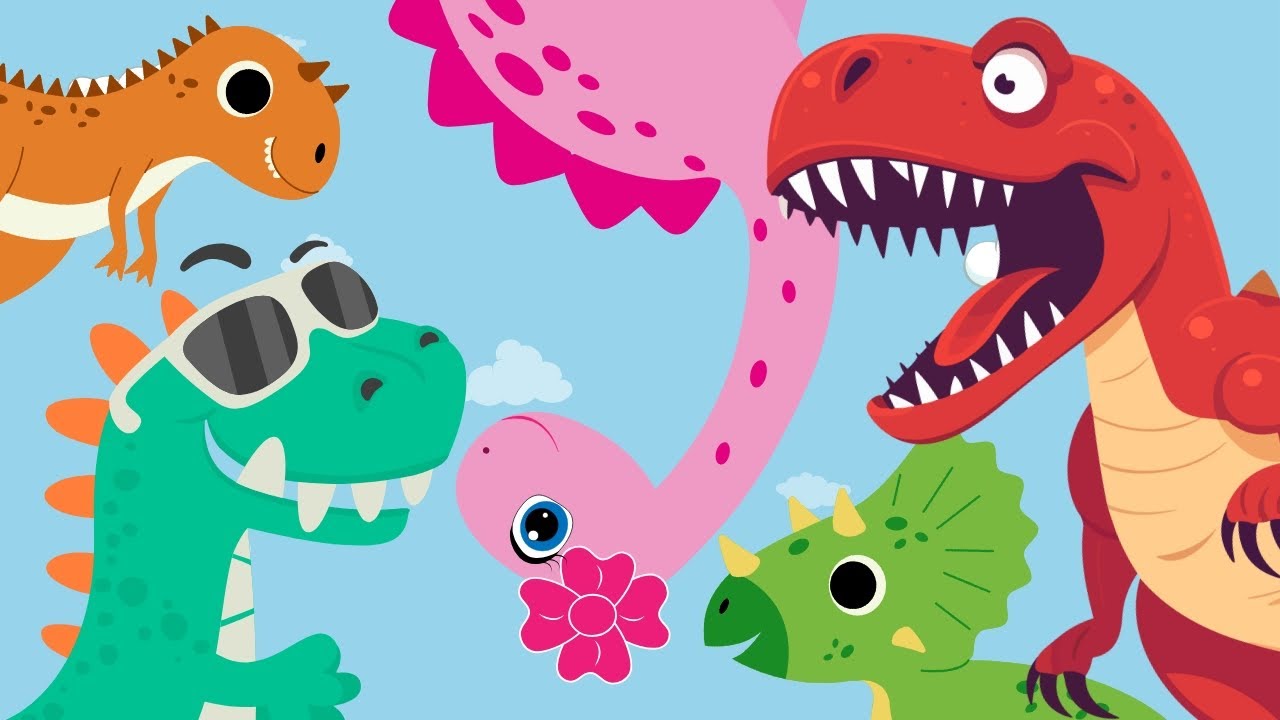 Five Little Dinosaurs | Kids Song | Favorite Children's Song - YouTube