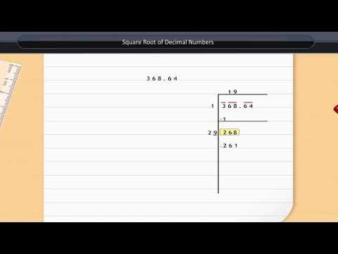 Square Root of Decimal Numbers | Class 8 | Maths - YouTube