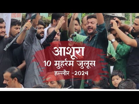 10th Muharram 2024 |Juloos Hallaur Main Road | Ashura Juloos |Hussian ...