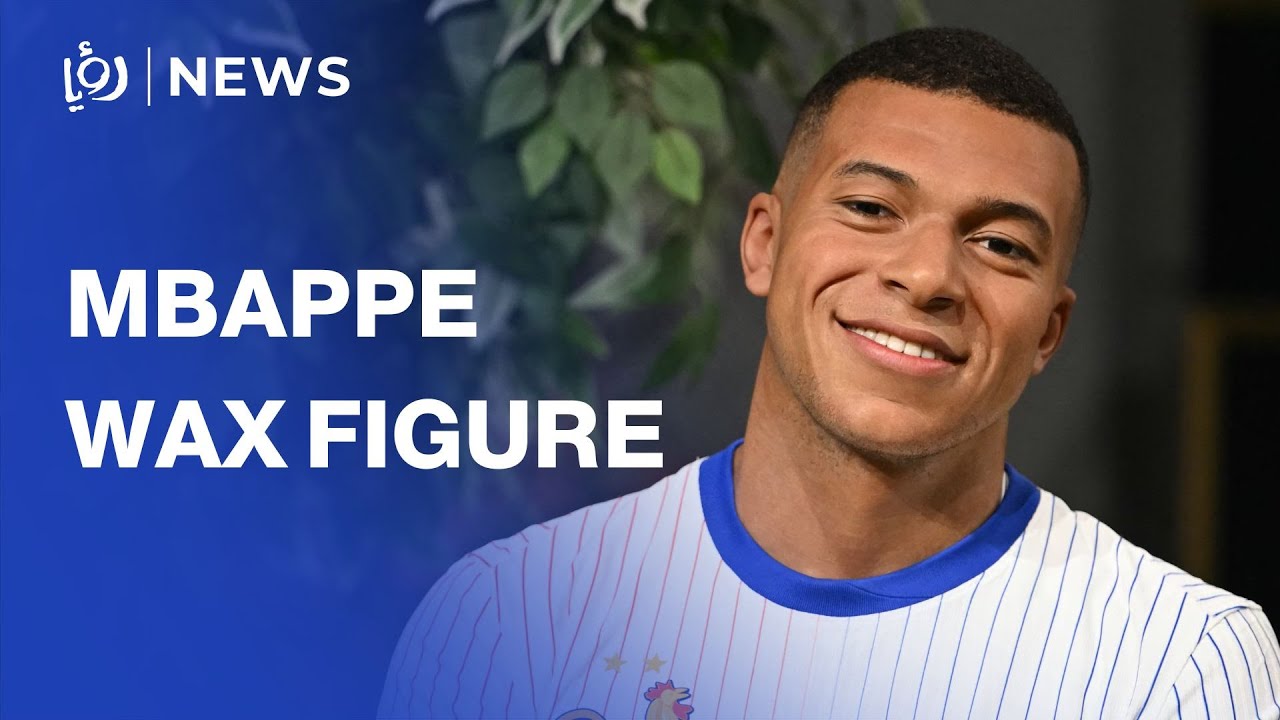 ⚽ Mbappé’s wax figure unveiled at Madame Tussauds London - YouTube