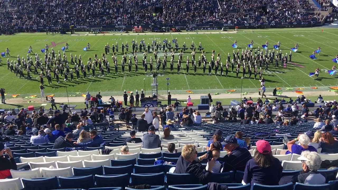 BYU Marching Band Halftime 10-28-17 - YouTube