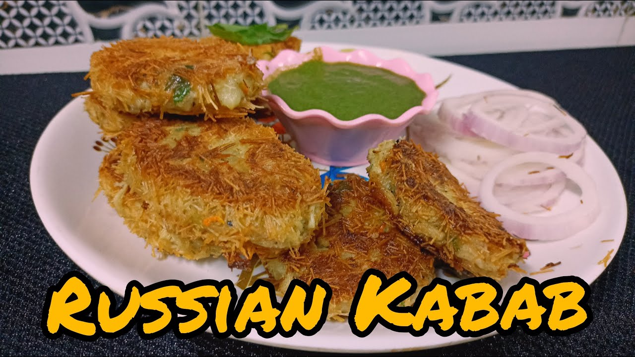 Russian Kabab | Chicken Russian Kabab | Chicken Russian Cutlets ...