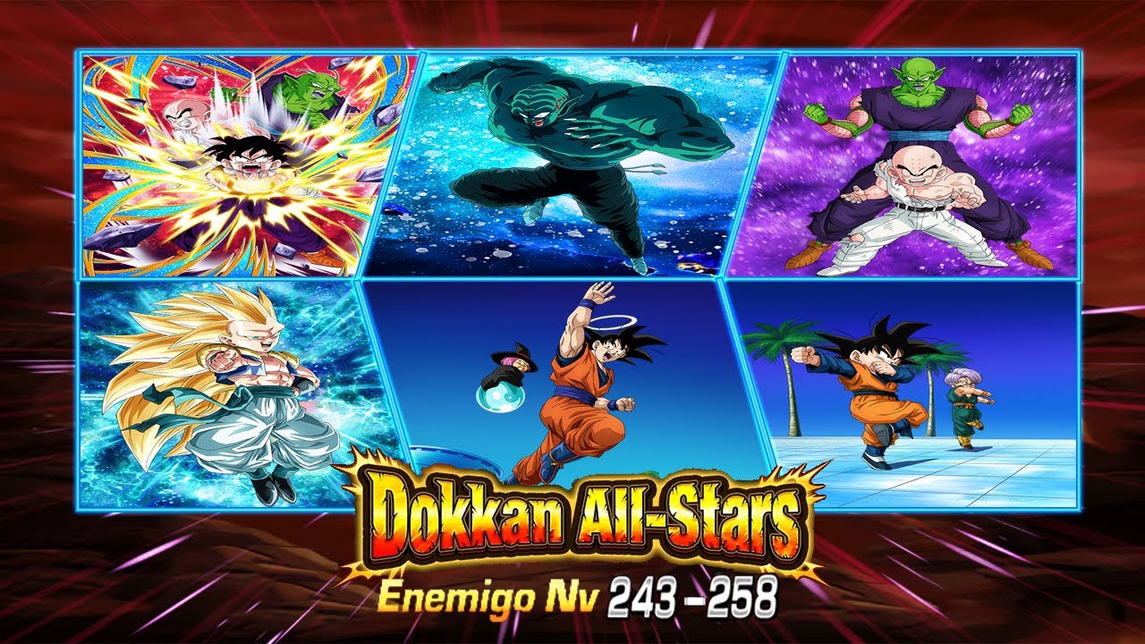 EZA DOKKAN ALL-STARS NIVELES DEL 243-258 CON HEAVENLY EVENTS #5 ...