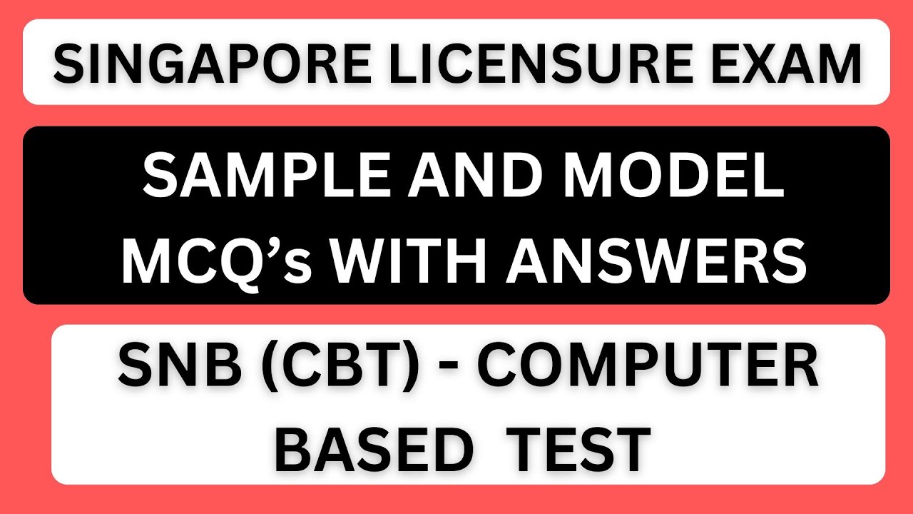 SNB CBT TEST QUESTION & ANSWER FOR NURSES | COMPUTER BASED TEST ...