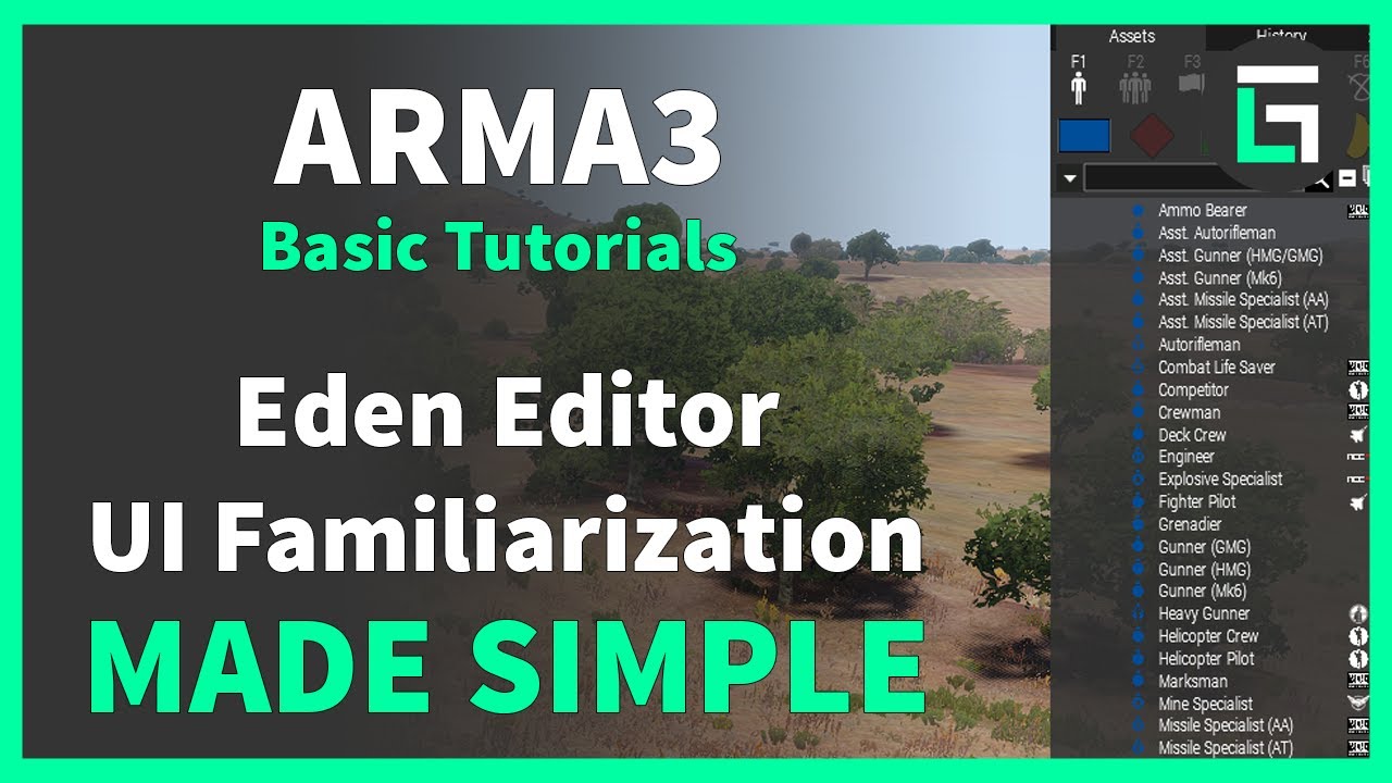 Eden Editor UI Familiarization MADE SIMPLE | Arma3 Tutorial - YouTube