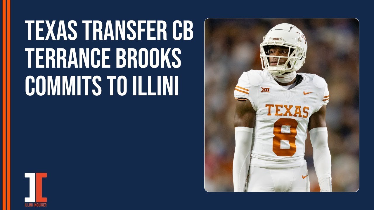 LIVE POD: Texas transfer CB Terrance Brooks commits to Illini - YouTube