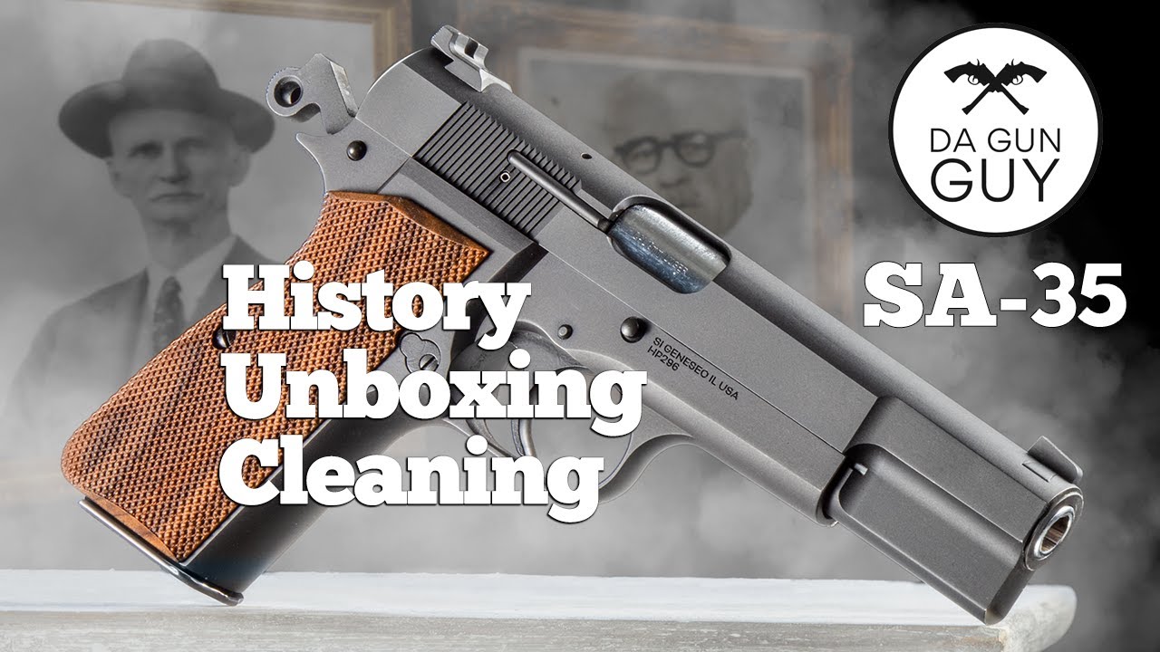 UNBOXING the SA-35, John Browning's Hi-Power gun - YouTube