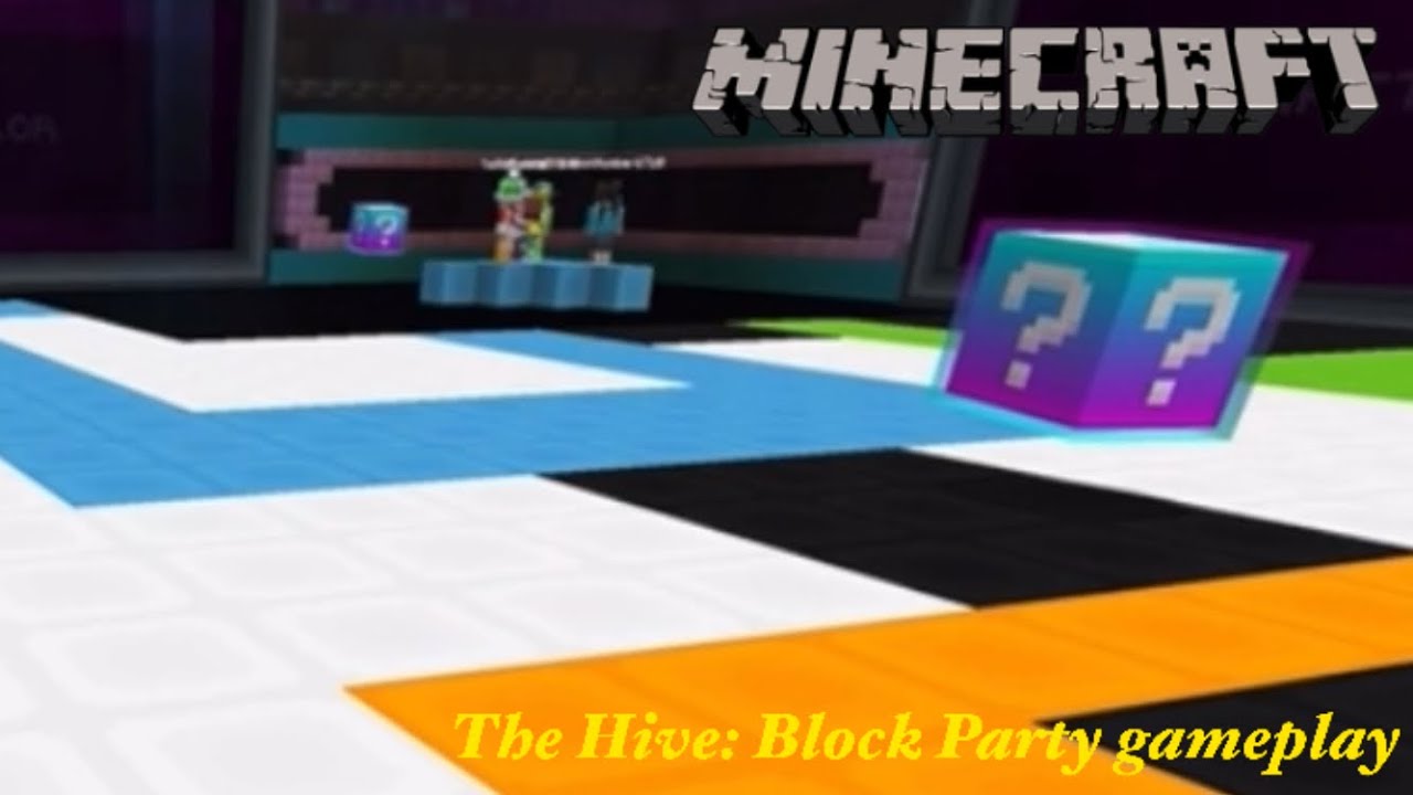 Minecraft - The Hive: Block Party gameplay - YouTube